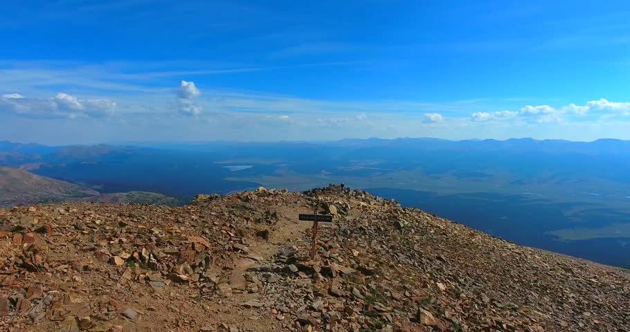 Hikers at the Summit at Mount Elbert, Colorado image - Free stock photo ...