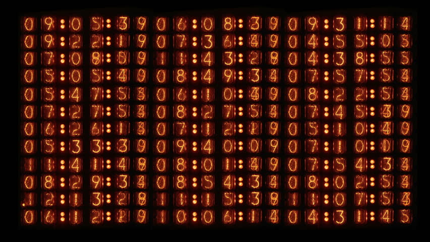 numerical counter number sequence filmed old Stock Footage Video (100% ...