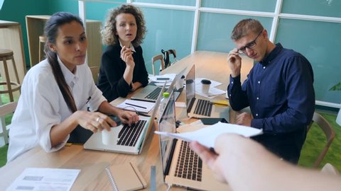 New employee first day Stock Video Footage - 4K and HD Video Clips ...