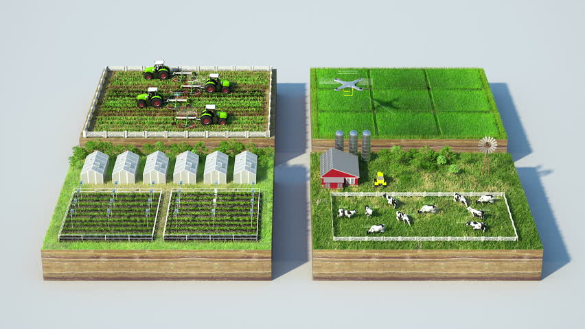 'smart farm' technology smart agriculture sensor Stock Footage Video ...