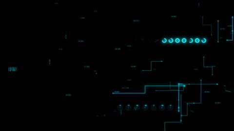 4k Animation 3d Abstract Dark Background Stock Footage Video (100% ...