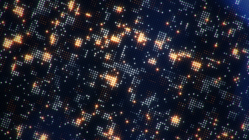 Abstract Technology Background Led Screen Moving Stock Footage Video ...