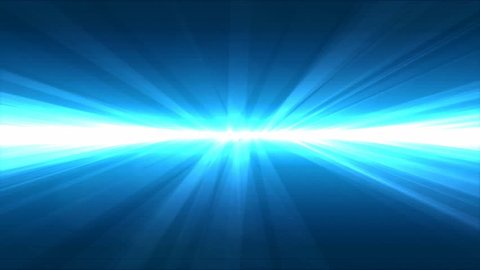 Shining Light Rays Animation Loop Blue Stock Footage Video (100% ...