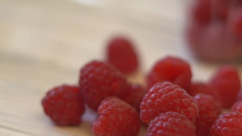 ripe chilled red raspberries dry ice Stock Footage Video (100% Royalty ...