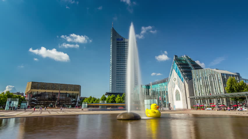 Lepzig, Germany - Aug 28, Stock Footage Video (100% Royalty-free ...