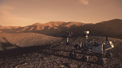 Highly Realistic Animation Nasa Mars Discovery Stock Footage Video (100 ...