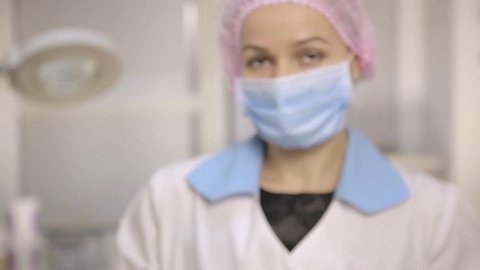 Colleagues Supporting Cheering Surgeon Sitting On Stock Footage Video ...