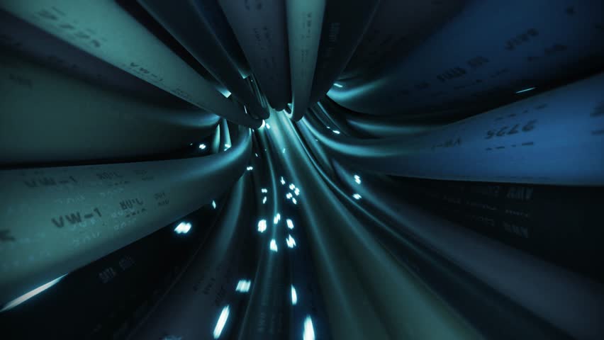 wires cables binary fly through data Stock Footage Video (100% Royalty ...