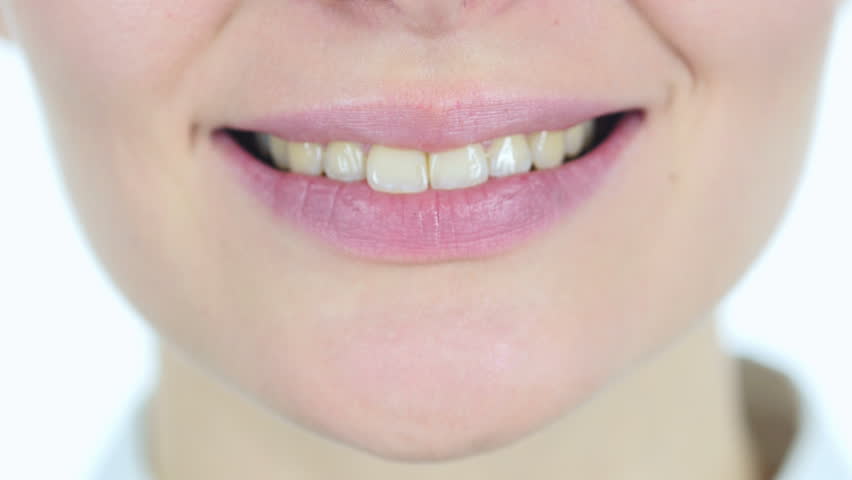 close smiling g white background Stock Footage Video (100% Royalty-free ...