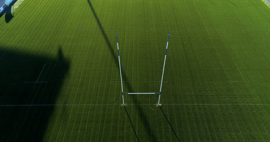 Rugby Field and Stadium Stock Footage Video (100% Royalty-free ...