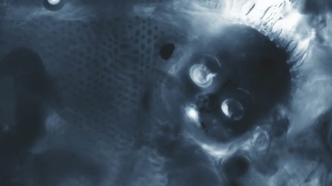 Dolls Head Boiling Liquidin Unusual Ultraviolet Stock Footage Video ...