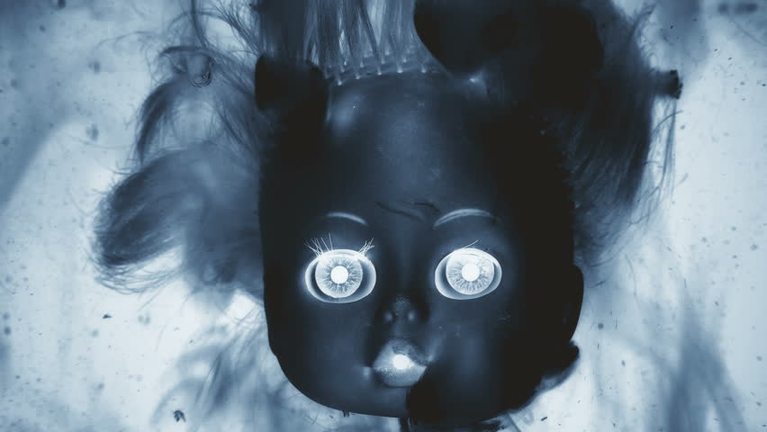 head doll boiling liquid which eyes Stock Footage Video (100% Royalty ...