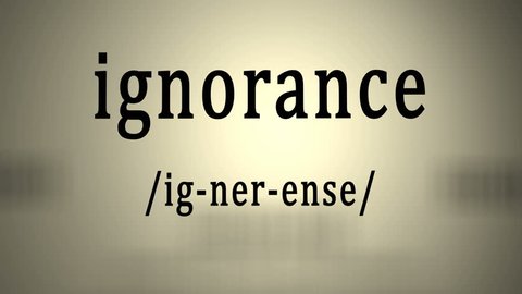 Definition Ignorance Animation Stock Footage Video (100% Royalty-free ...