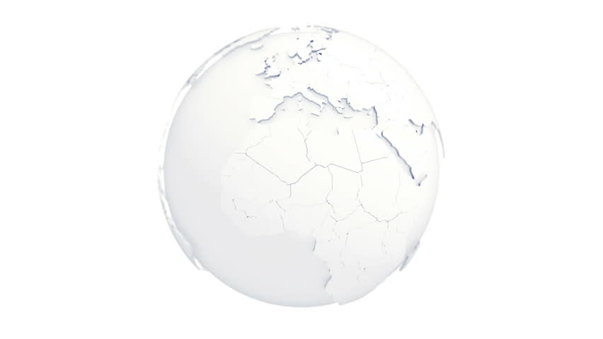 looping spinning world globe digital abstract Stock Footage Video (100% ...