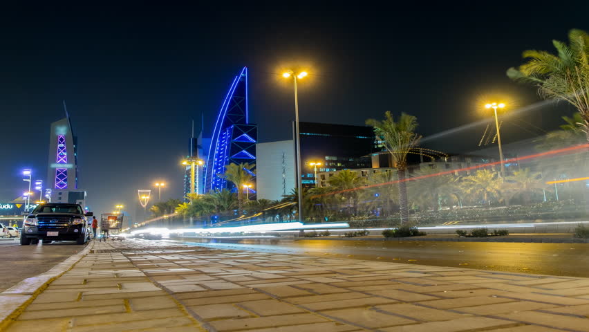 riyadh street saudi arabia april 5 Stock Footage Video (100% Royalty ...