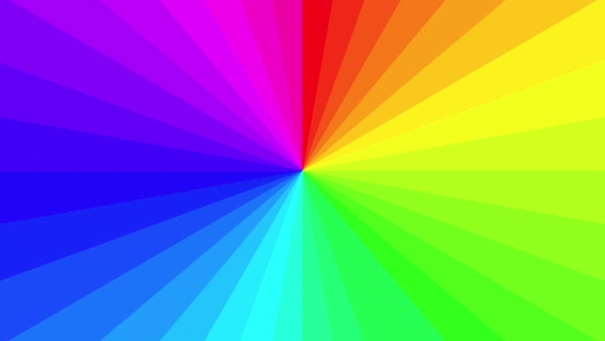 rotating rainbow colors spectrum abstraction Stock Footage Video (100% ...