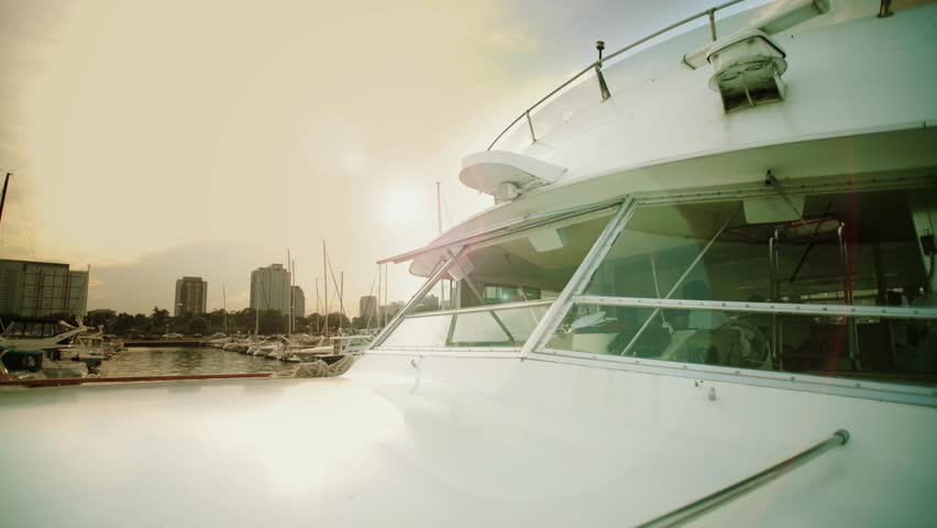 Ship at Sea, Captain Bridge Stock Footage Video (100% Royalty-free ...