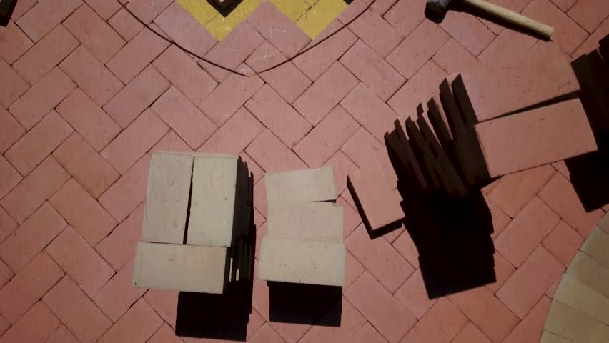 detail two tone brick paver design Stock Footage Video (100% Royalty ...