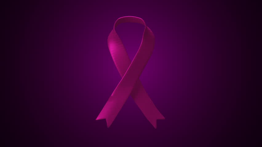 1 Animated pink ribbon side flows ties into Stock Video Footage - 4K ...