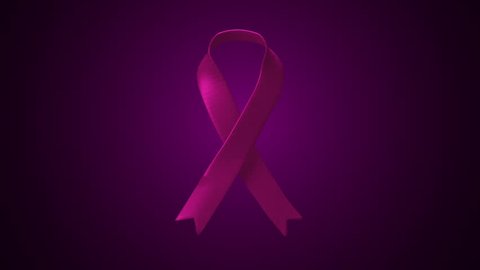 1 Animated pink ribbon side flows ties into Stock Video Footage - 4K ...