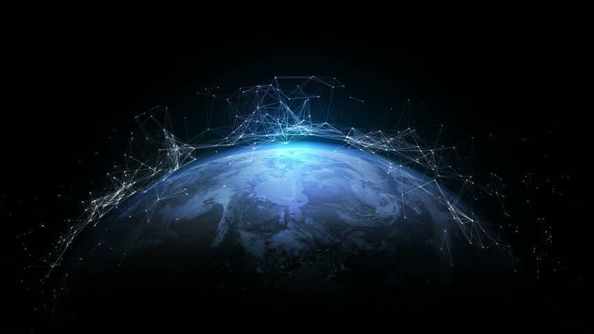 4k Abstract Networking, Digital World Stock Footage Video (100% Royalty ...