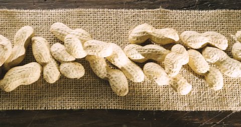 Macro Shot Peanuts Drop Oil Falling Stock Footage Video (100% Royalty ...