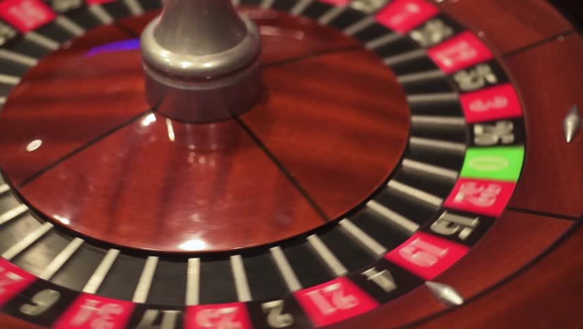 Roulette Wheel Spinning in a Stock Footage Video (100% Royalty-free ...