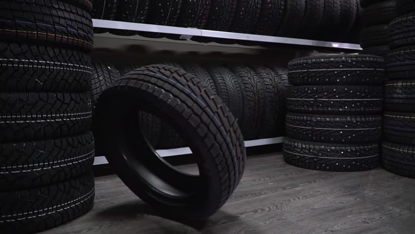 The Tire Fell Off the Stock Footage Video (100% Royalty-free) 32994070 ...