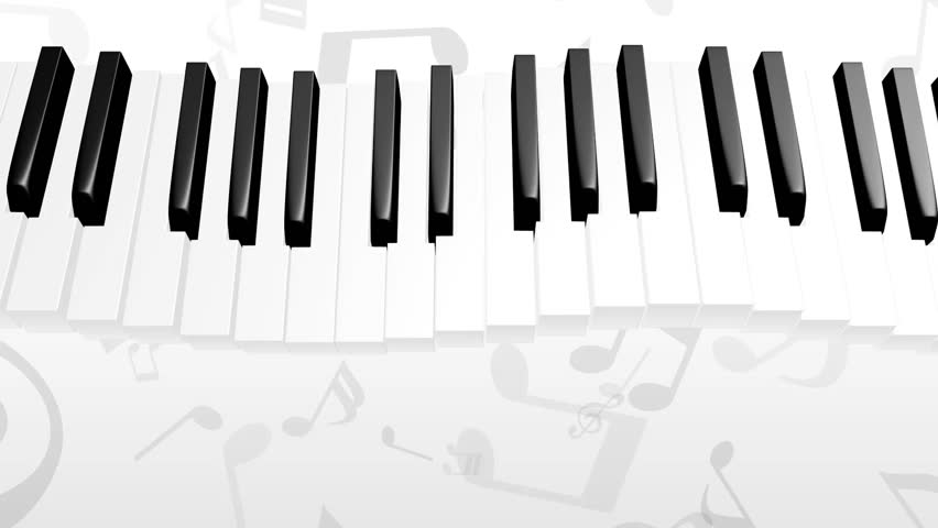 animated jazz instruments including piano keyboard Stock Footage Video ...