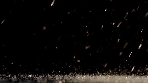 Real Gold Dust Falling Bouncing On Stock Footage Video (100% Royalty ...