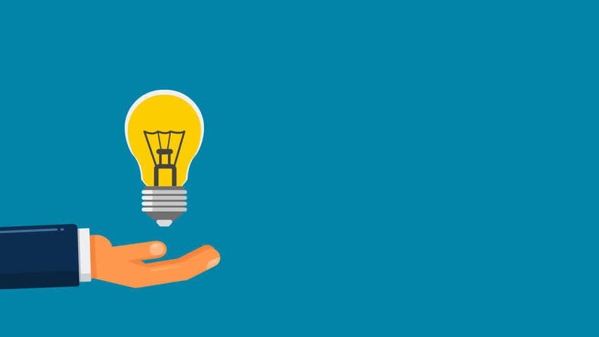 idea icon creative concept animation sign Stock Footage Video (100% ...