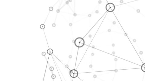 Abstract Network Animation 4k Seamless Loop Stock Footage Video (100% ...