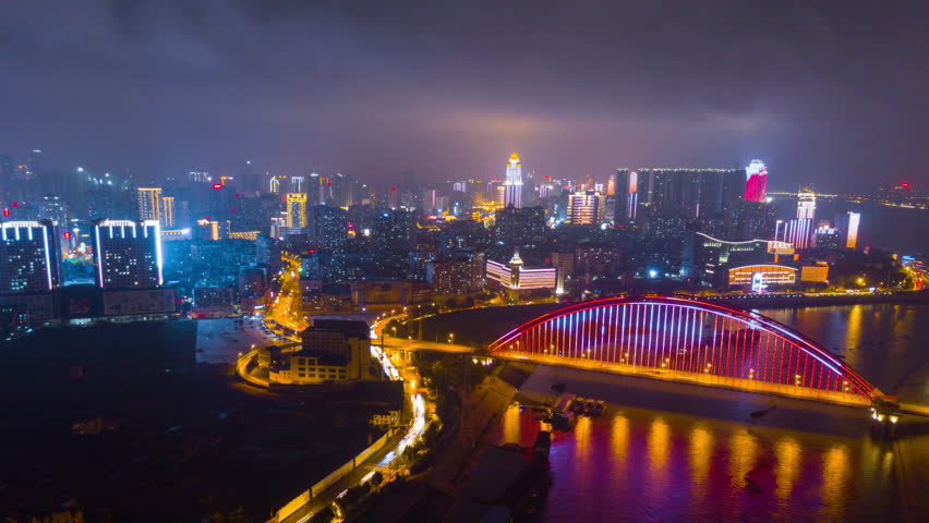 Cityscape view of Wuhan from the tower image - Free stock photo ...