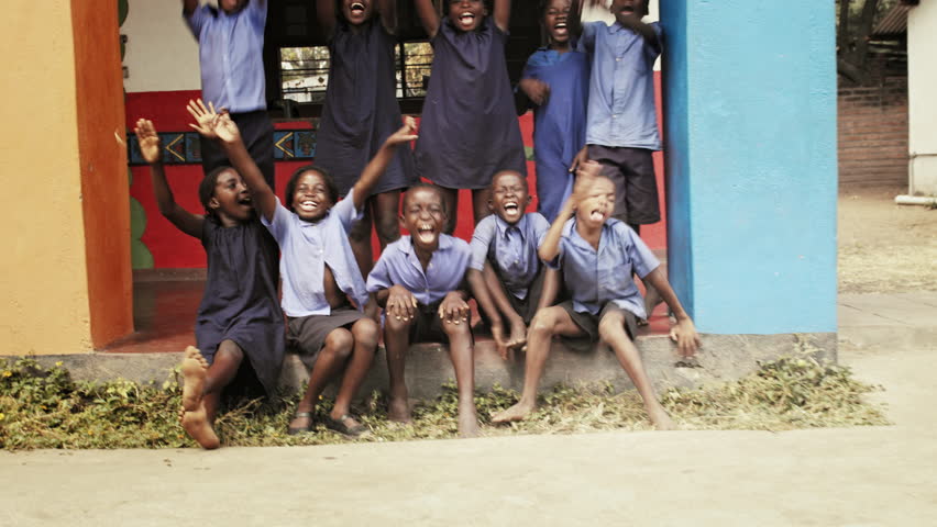 4k African School Pupils Children Smiling Stock Footage Video (100% ...