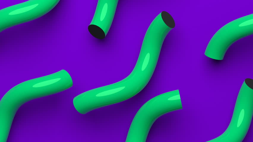 Abstract 3d Rendering Of Geometric Stock Footage Video 100 Royalty