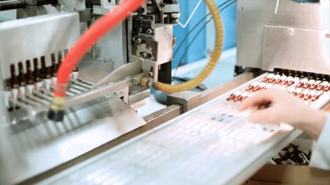 Computer Controlled Automated Manufacturing Process Stock Photo ...