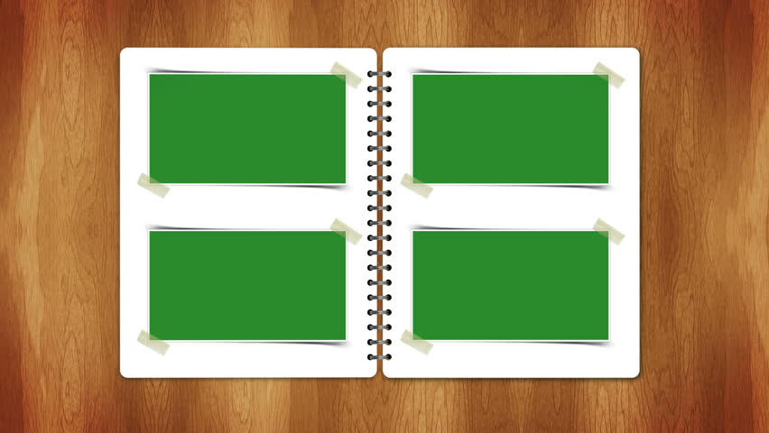 Book and Photo Green Screen, Stock Footage Video (100% Royalty-free ...