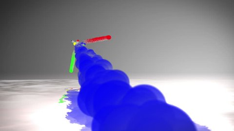 Explosion Simulation Question Mark Original 3d Stock Illustration ...