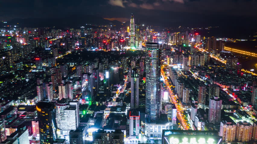 Night View of City of Shenzhen image - Free stock photo - Public Domain ...