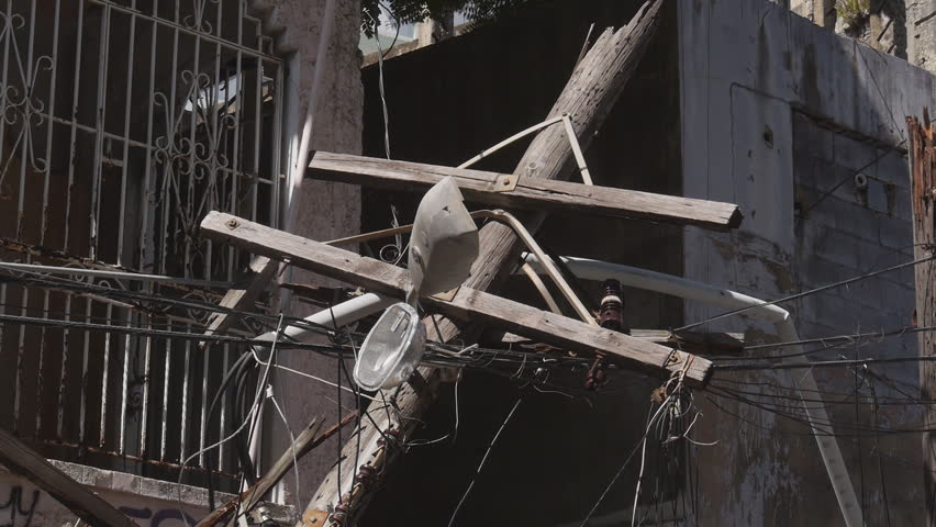 Broken Electric Pole Stock Video Footage - 4K and HD Video Clips ...