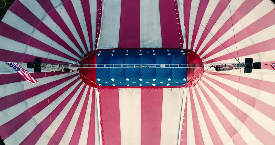 Aerial View of a Circus Stock Footage Video (100% Royalty-free ...