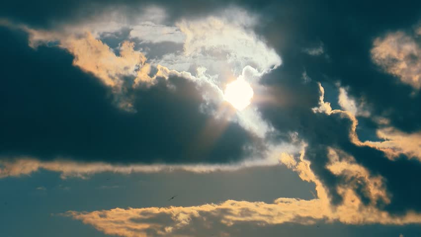 sunny cloudy sky time lapse Stock Footage Video (100% Royalty-free ...