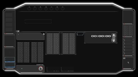 4k Animation Ui User Interface World Stock Footage Video (100% Royalty ...