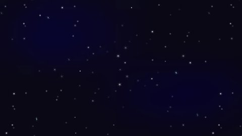 Dark Blue Starry Sky Flashing Stars Stock Footage Video (100% Royalty ...