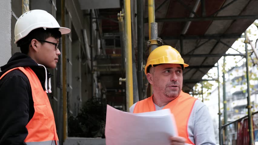 Young Asian Trainee Engineer Work On Stock Footage Video (100% Royalty ...