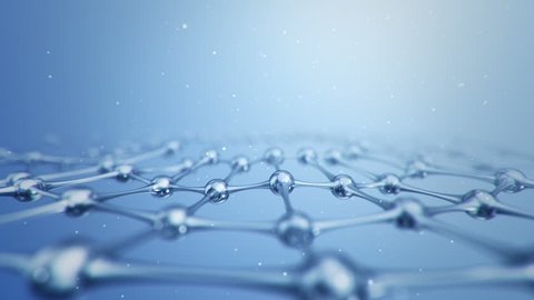 Seamlessly Loopable Animation Graphene Structure 4k Stock Footage Video ...