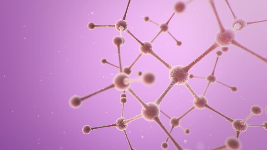 animation rotation model molecule glass crystal Stock Footage Video ...