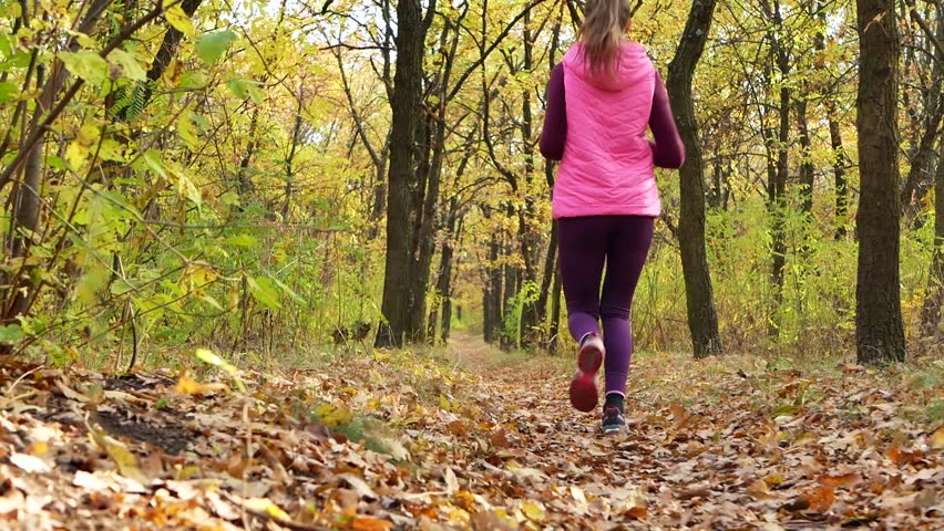 Slow Motion Running - Woman Stock Footage Video (100% Royalty-free ...