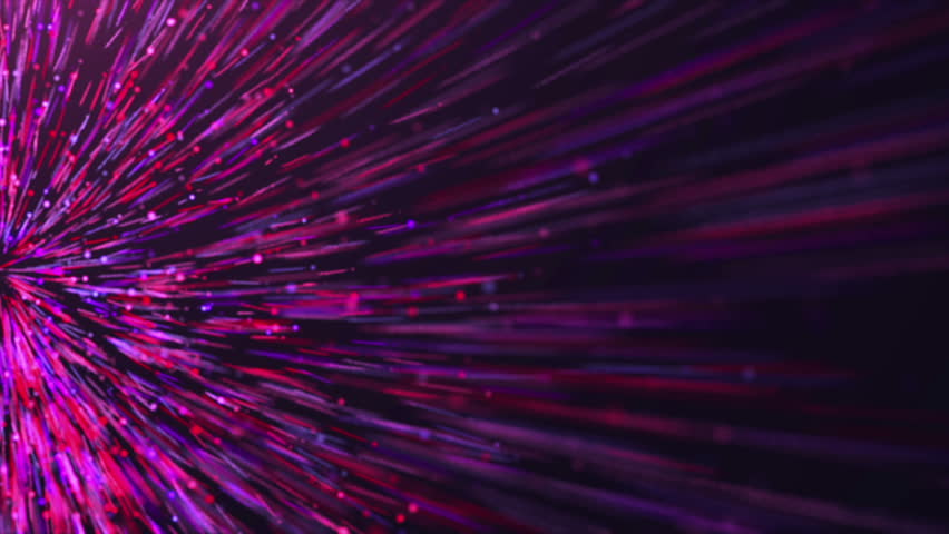 Violet Rays with Particles. Loop Stock Footage Video (100% Royalty-free ...