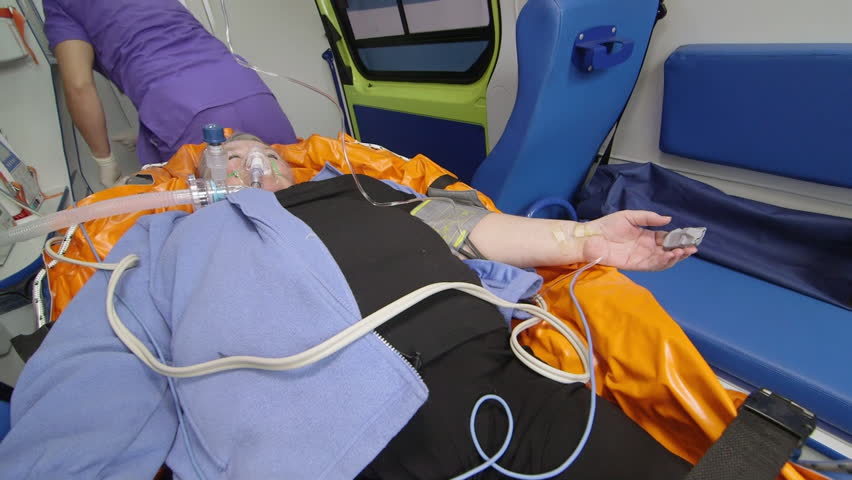 Emergency Medical Service Female Ems Paramedic Stock Footage Video (100 ...